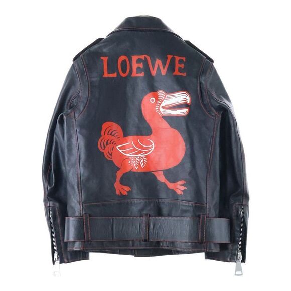 Loewe | Jackets & Coats | Loewe Leather Jacket Leather Jacket Double ...